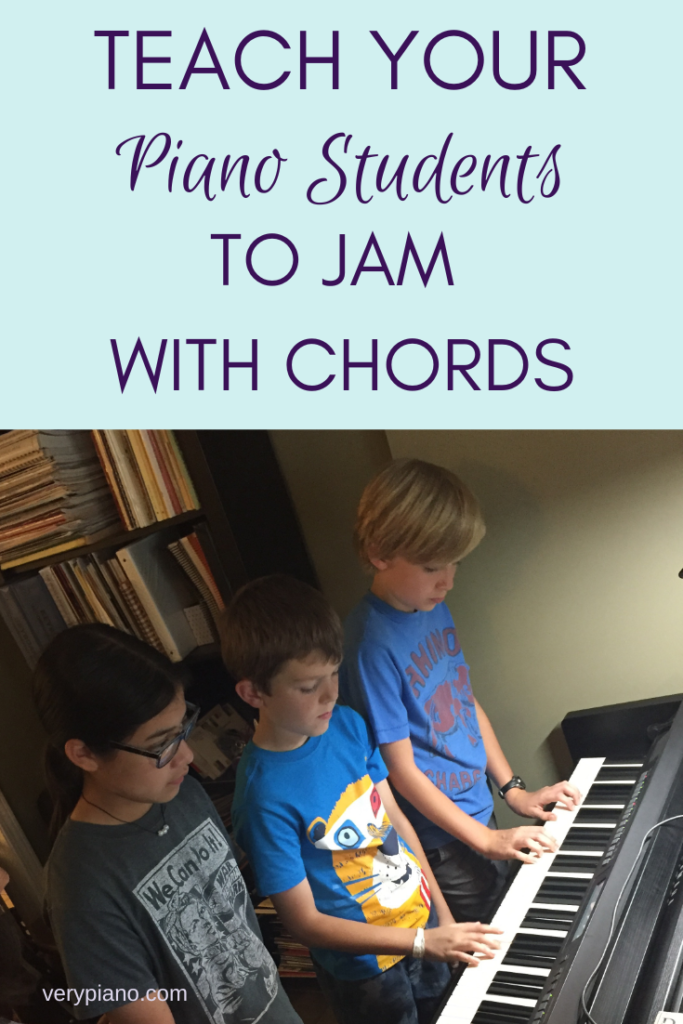 Teaching Piano Students To Jam With Chords | Very Piano